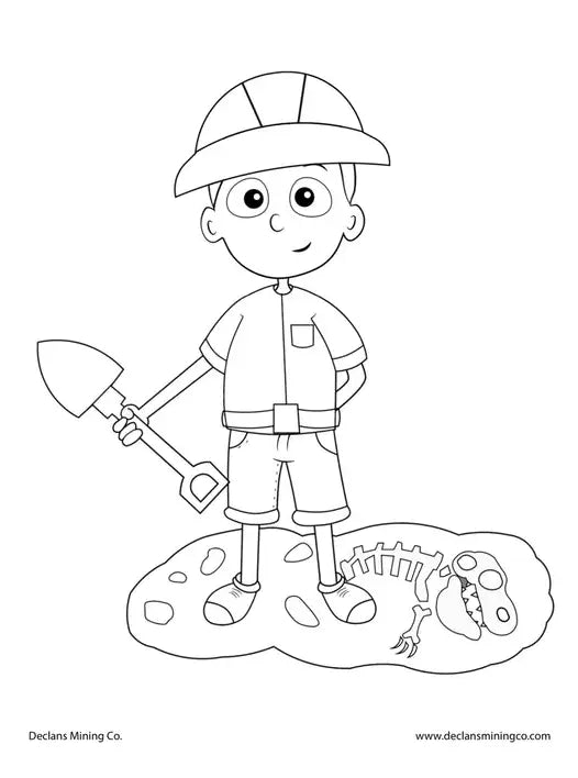 Downloadable Coloring Sheets – Declan's Mining Co.