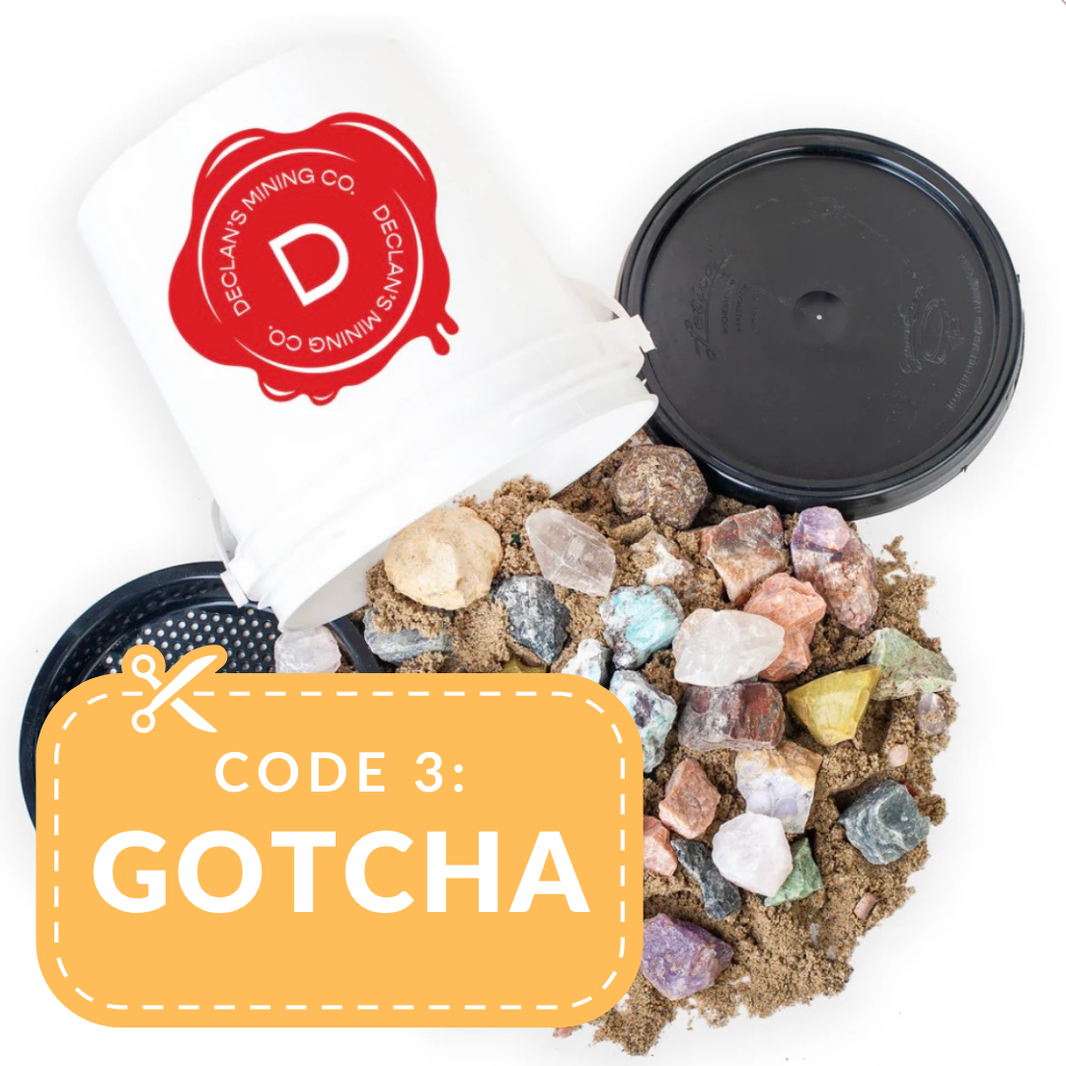 Crystal Mining Bags & Buckets for Kids | Declan's Mining Co.
