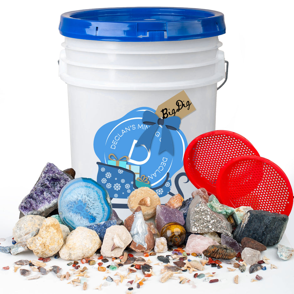 Crystal Mining Bags & Buckets for Kids | Declan's Mining Co.