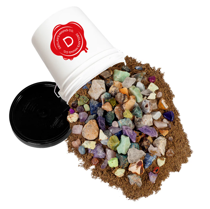 Crystal Mining Bags & Buckets for Kids | Declan's Mining Co.